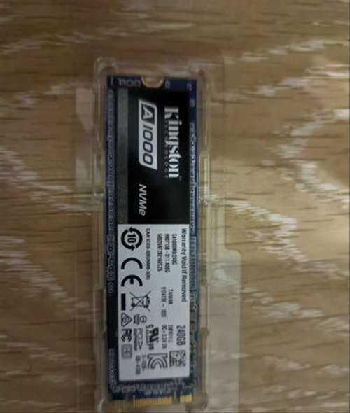 Ssd m2 nvme 240 gb kingston a1000