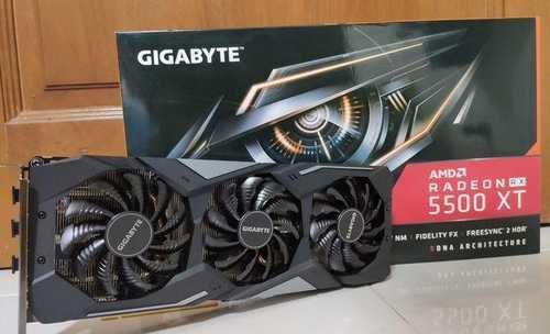 Видеокарта gigabyte rx 5500xt 8GB