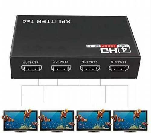 Новый hdmi Splitter 1x4 1080p / 4k разветвитель