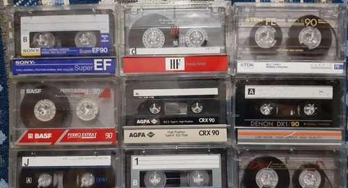 Аудиокассеты начало 90х