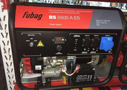 Бензиновый генератор Fubag BS 5500 AES