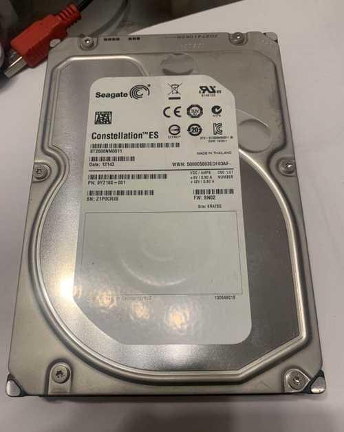 Hdd SATA 3.5” seagate ES 2Tb