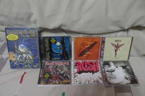 CD, DVD диски Guns N' Roses, Iron Maiden и другое