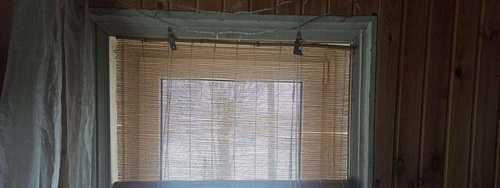Рулонная штора Эскар бамбуковые 80х160 см