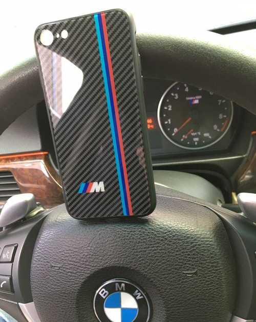 Чехол Bmw M Power для iPhone 7 под карбон