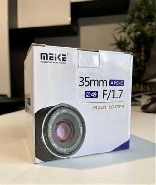 Объектив meike 35mm f1.7 для fujifilm