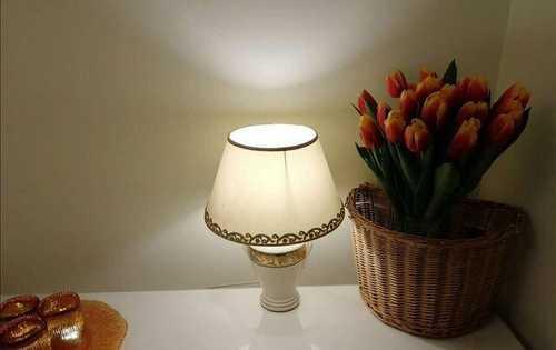 Лампа настольная, фарфоровая, классическая. Герман