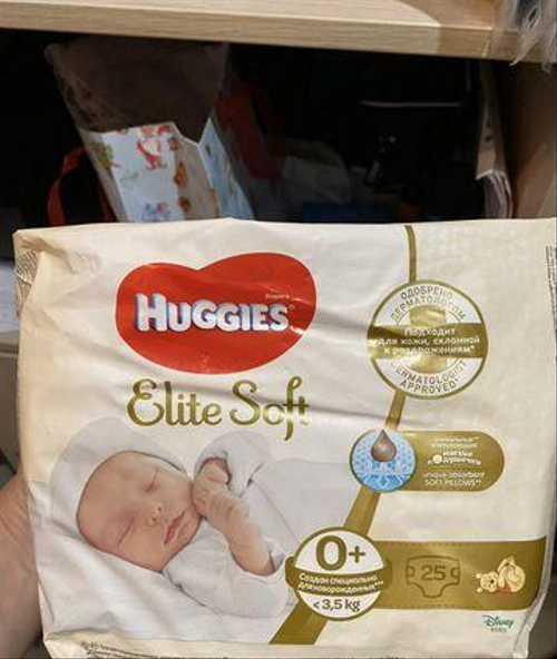 Подгузники huggies elite soft