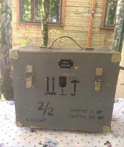 Винтажный ящик-сундук в стиле лофт, СССР