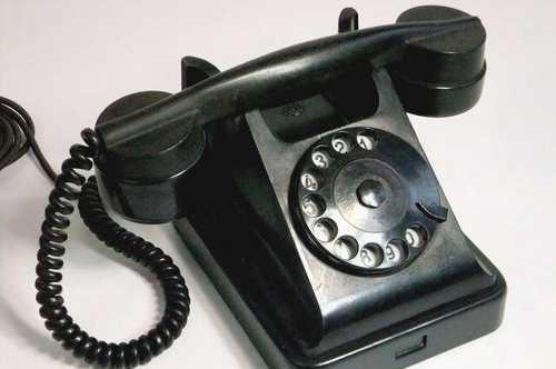 Телефон 1950е рабочий Латвия СССР VEF старинный