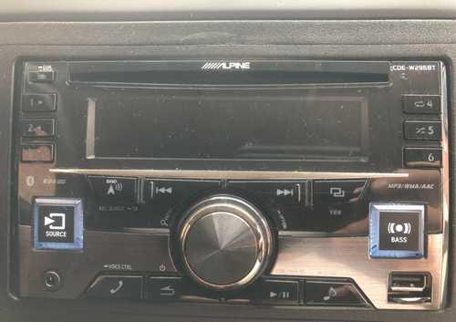 Процессорная магнитола alpine CDE-W296BT