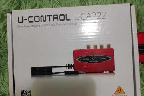 Звуковая карта behringer uca 222