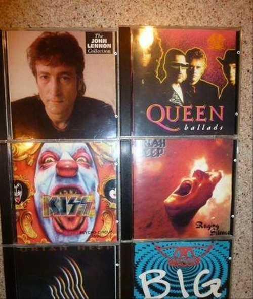 CD John Lennon,Qveen,Kiss,Aerosmith,Uriah Heep