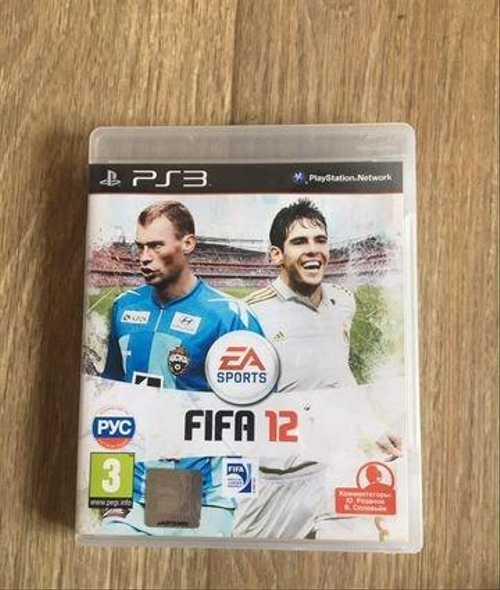 Диск на Ps3 fifa 12