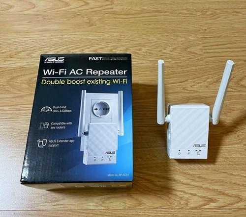 Wi-Fi усилитель сигнала (репитер) asus RP-AC51