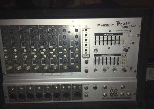 Микшер с усилителем Phonic powerpod 1062