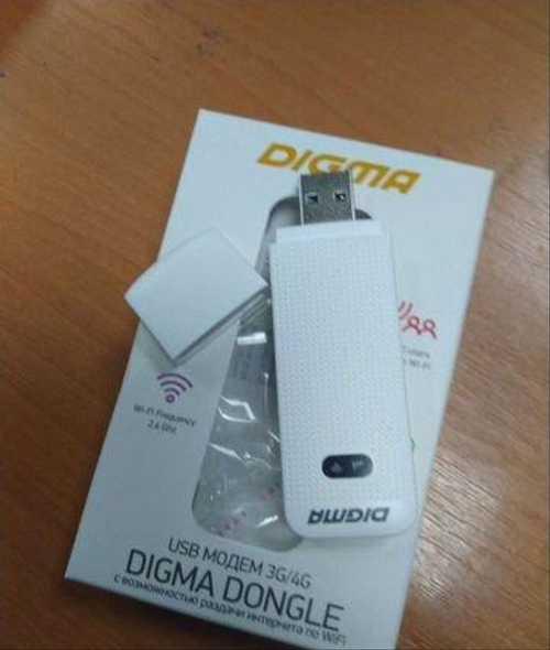 Модем Digma dongle 3g/4g со встроенным wi-fi