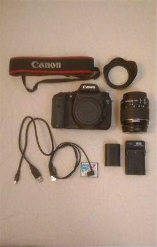 Зеркальный фотоаппарат canon EOS 7D и объектив