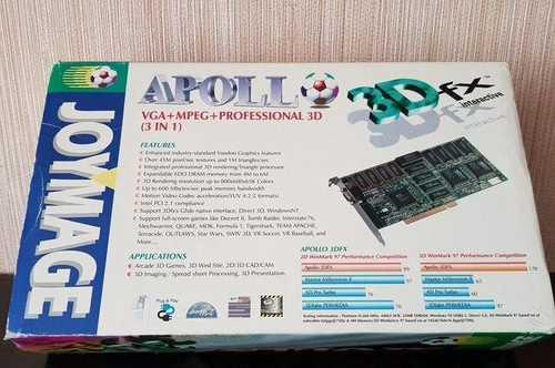 Ретро-видеокарта Apollo 3DFX