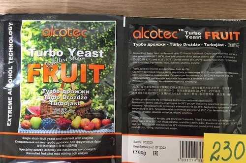 Турбо дрожжи alcotec turbo yeast fruit