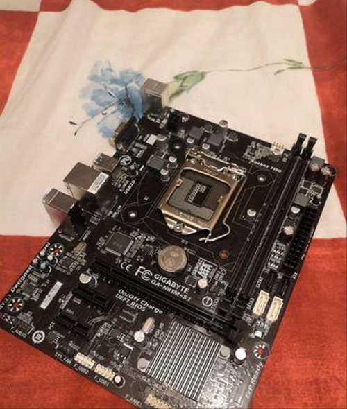 Материнка Gigabyte ga-h81mm-s1 lga1150