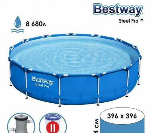 Бассейн каркасный Bestway Steel Pro 396 x 84 см (5