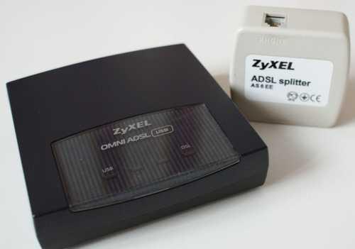 Модем zyxel omni adsl USB EXT (RTL) AnnexA
