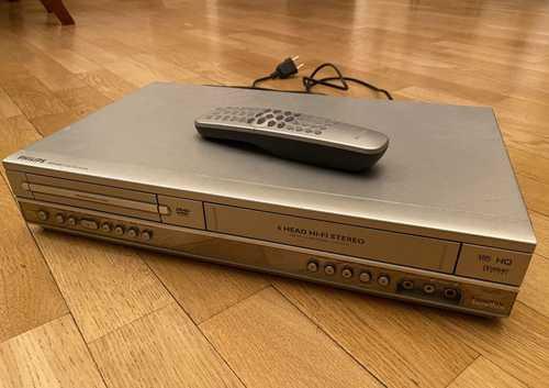 DVD + VCR проигрыватель philips