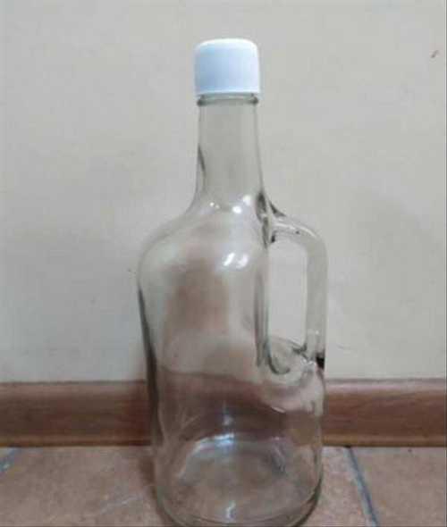 Бутыль 1,75Л. стеклянная для вина "изабелла"