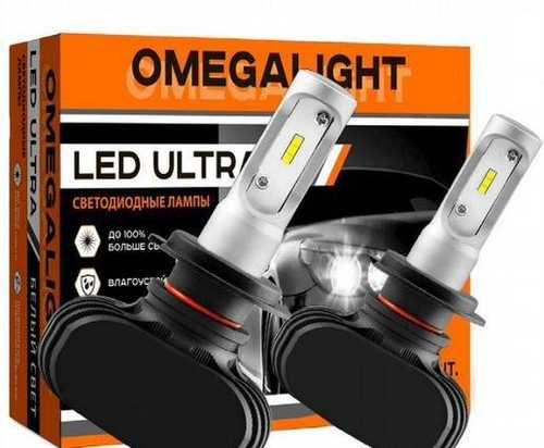 Лампы Omegalight LED Ultra H4 6000K