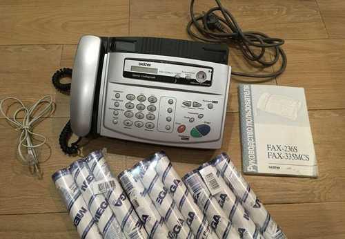 20 факс. Факс brother Fax-335mcs. Brother model Fax-335mc. Трубка телефонная к факсу brother 335. Brothers факс 104 телефон.