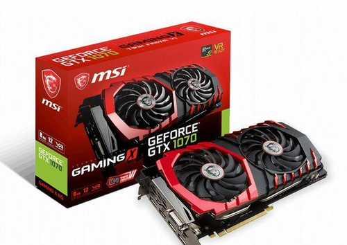 Видеокарта GTX 1070 MSI Gaming X 8G