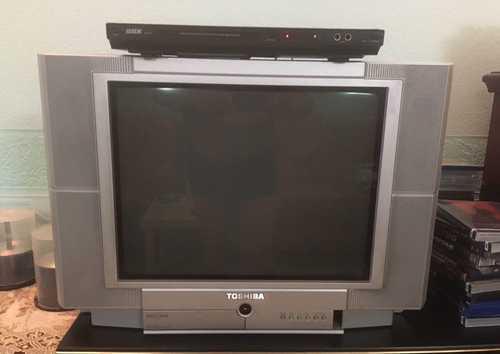 Телевизор 21’ Toshiba + DVD BBK