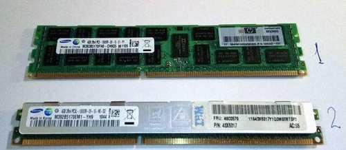 Серверная оперативная память DDR3R ECC 4GB Samsung