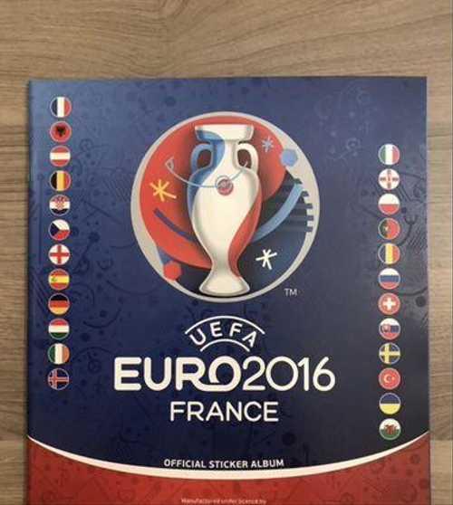 Альбом + блок Euro 2016 panini