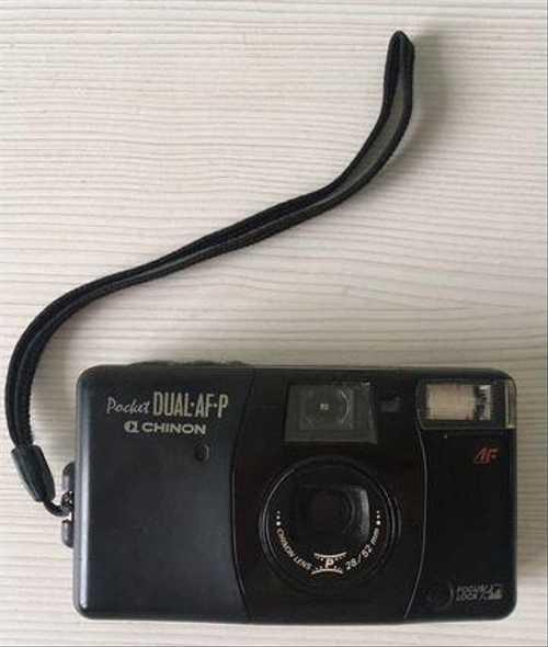 Плёночный фотоаппарат chinon pocket dual af-p
