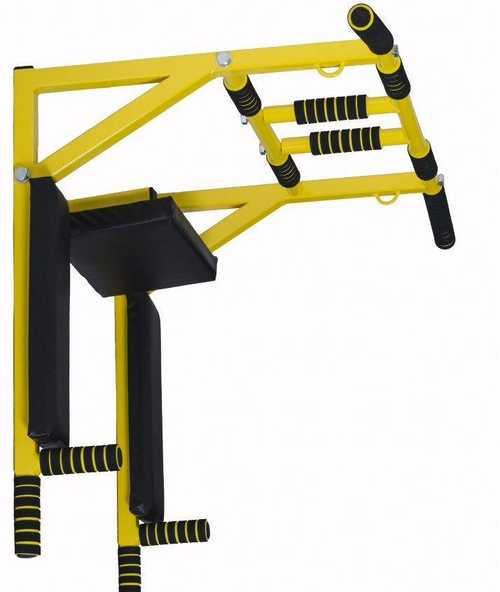 Турник 3в1 Премиум Желтый
