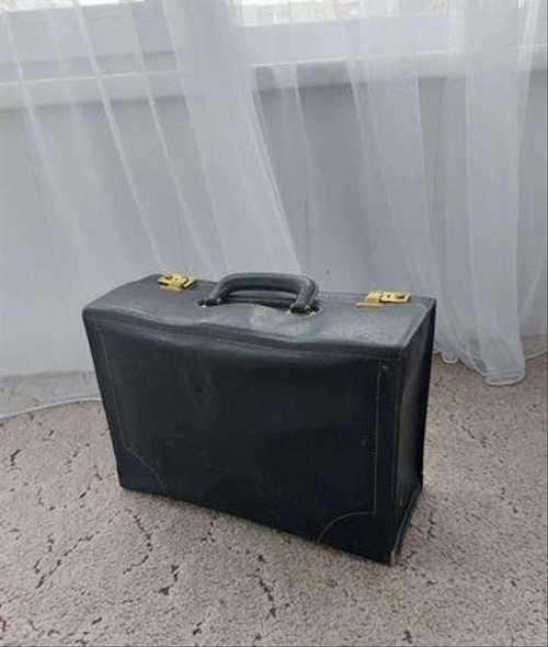 Дипломат СССР чемодан портфель кожаный