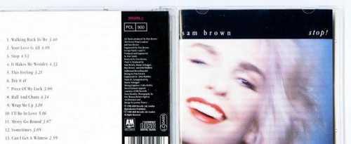 Sam brown перевод. Sam Brown stop 1988. April Moon Сэм Браун. Sam Brown stop 1988 обложка. CD Brown, Sam: stop!.