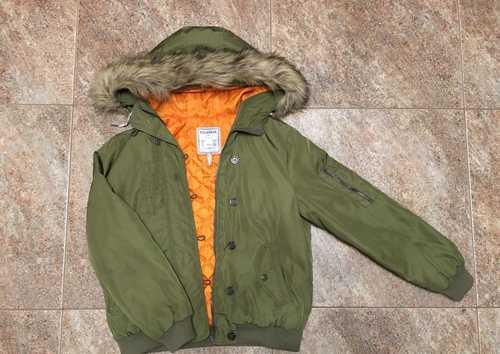 Куртка цвета хаки Pull&bear