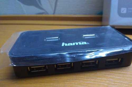 Концентратор Hama USB (активный) на 7 портов