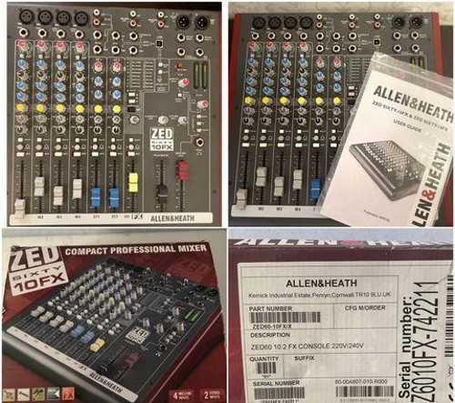 Микшерный пульт Allen&Heath ZED60-10FX