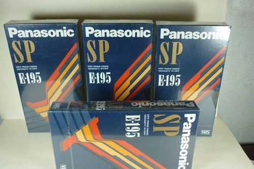 Видеокассеты Panasonic SP E-195 VHS новые