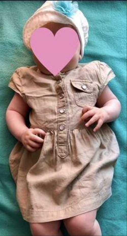 Одежда на девочку 3-6 месяцев (68-74)