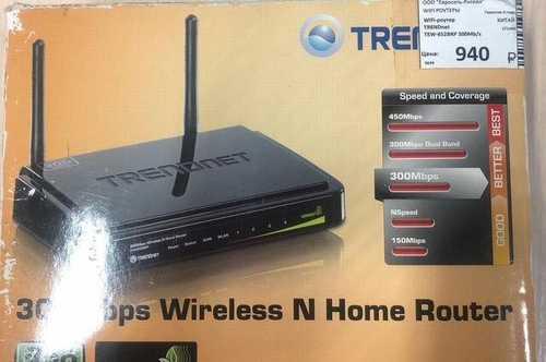Роутер WiFi TrendNet TEW-652BRP 300Mb/s