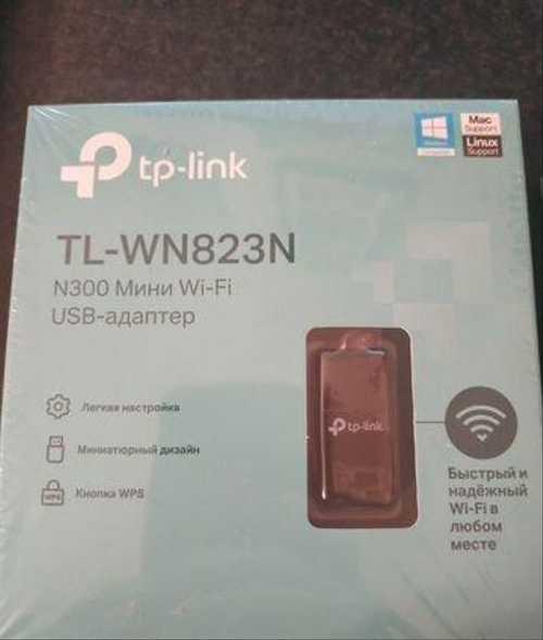 N300 Мини Wi-Fi USB-адаптер TL-WN823N