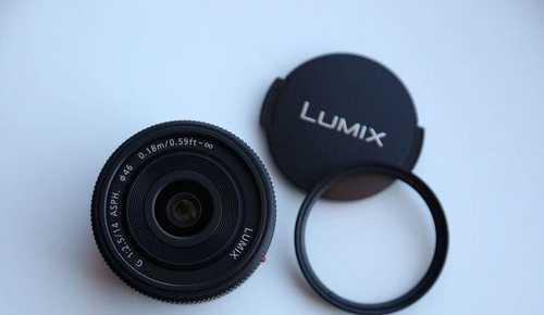 Объектив Panasonic Lumix G 14mm f/2.5