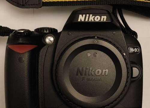Nikon D40 пробег 12100 кадров