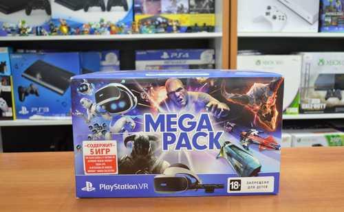 Шлем Playstation PS VR Mega Pack (камера + 5 игр)