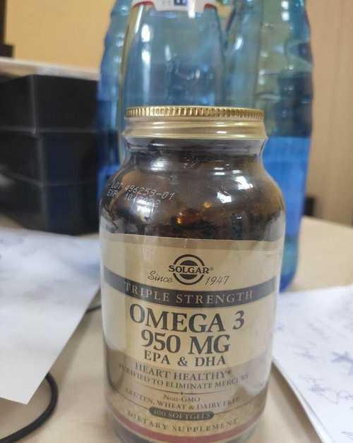 Solgar Omega 3 950mg / Омега 3